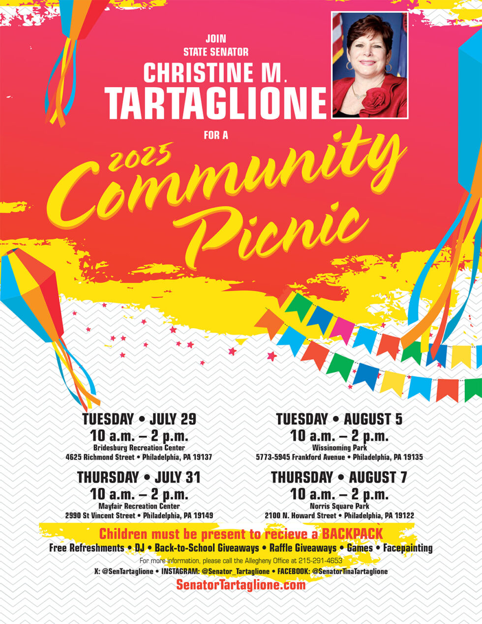 2025 Community Picnic - Mayfair Recreation Center - Senator Christine ...